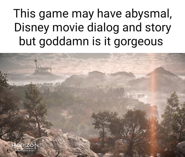 This game may have abysmal, Disney movie dialog and story but goddamn ...