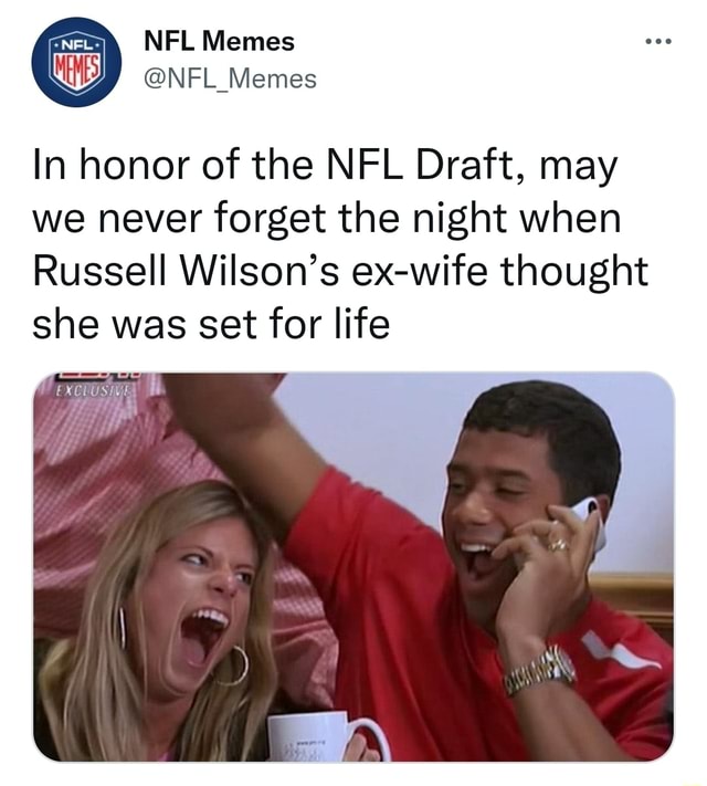 NFL Memes @NFL_Memes In honor of the NFL Draft, may we never forget the ...