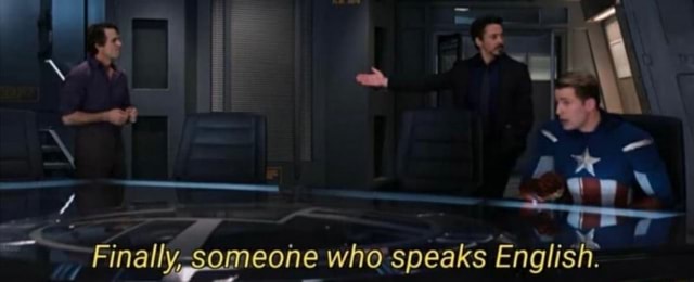 Finally, someone who speaks English: - iFunny