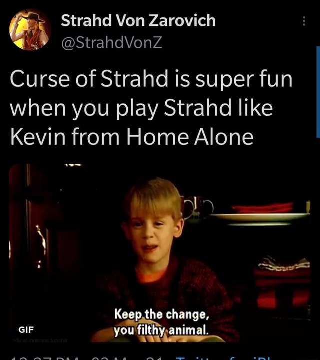 Strahd Von Zarovich @StrahdVonZ Curse of Strahd is super fun when you ...