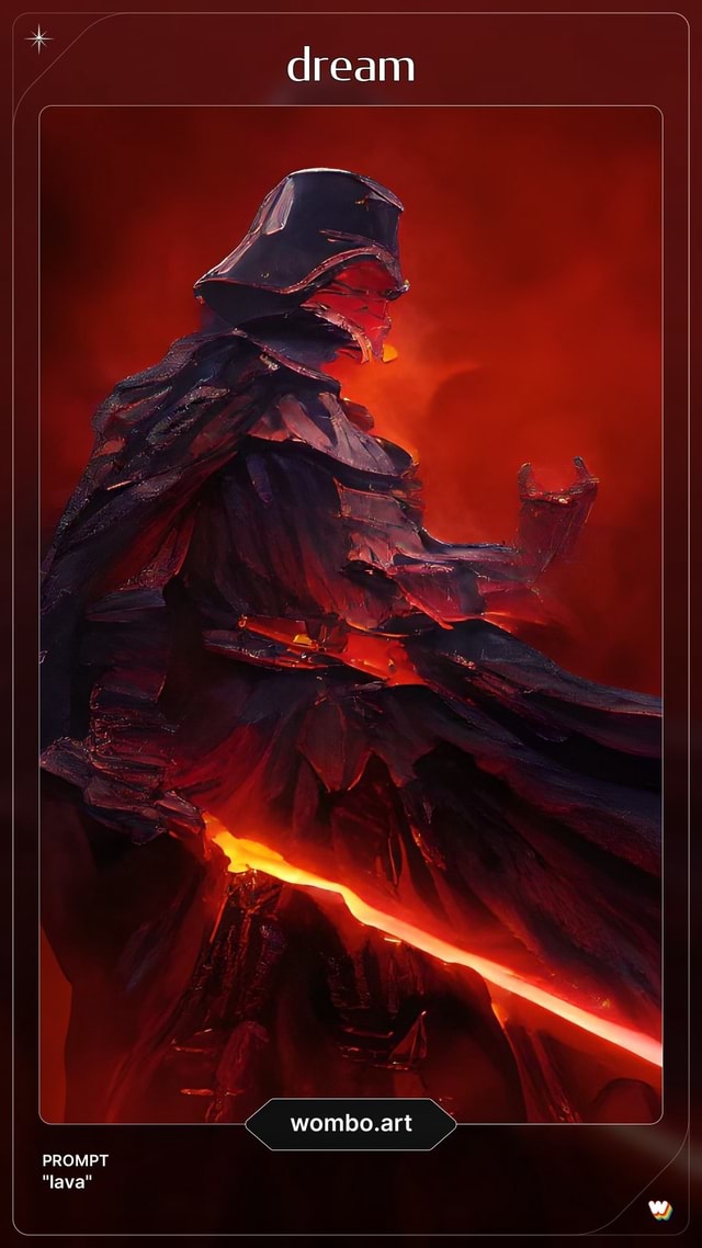 PROMPT "lava" dream wombo.art - iFunny