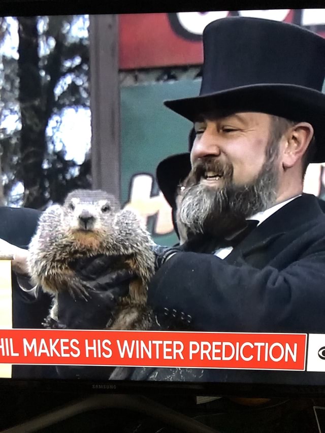 National Ground Hog Day, Phil says early spring!!! - is.