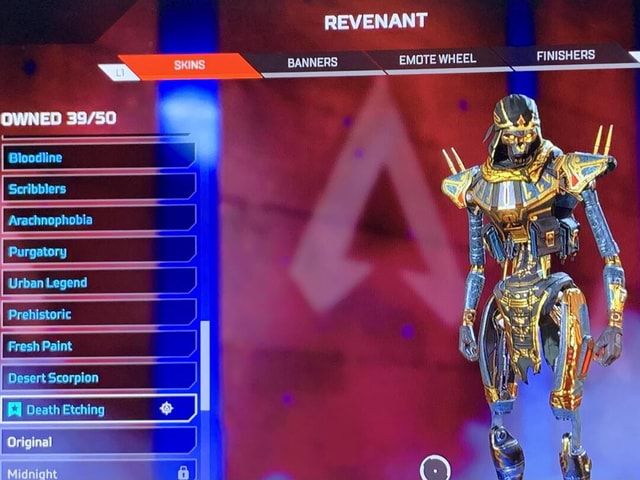 REVENANT BANNERS EMOTE WHEEL FINISHERS _y SKINS TA Bloodline Seribbiers ...