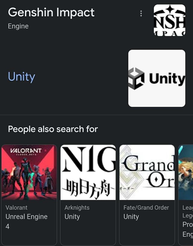 Genshin Impact Engine Unity People also search for VALOR INT Zs ...