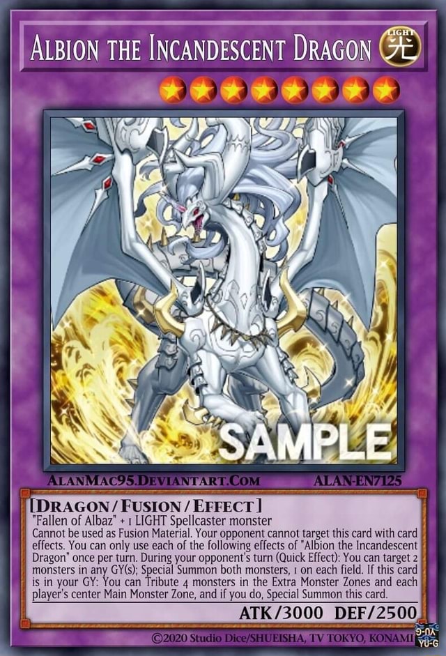 OLE ALAN-EN7I2S I ALBION THE INCANDESCENT DRAGON GE) ALAN DRAGON/ FUSION / EFFECT I I II "Fallen ...