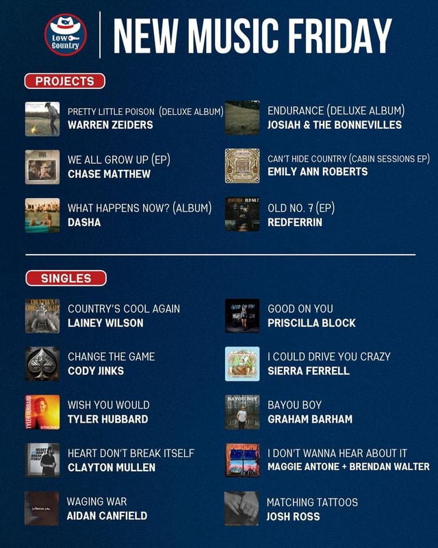 NEW MUSIC FRIDAY SWIPE to see this weeks new releases and many more on ...