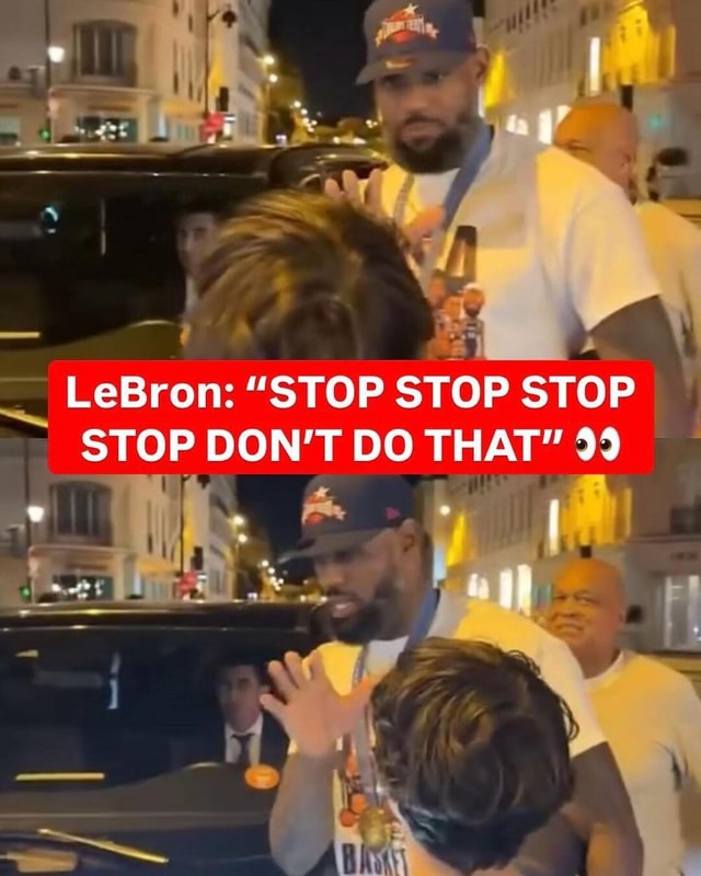 LeBron James snaps at young fan asking for a picture outside of a ...