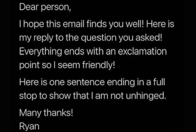 Dear Person I Hope This Email Finds You Well Here Is My Reply To The