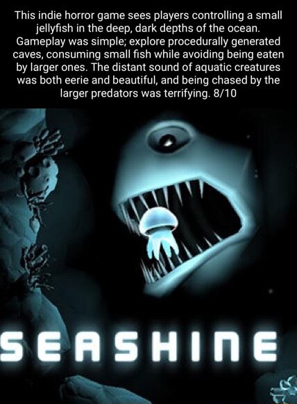 This indie horror game sees players controlling a small jellyfish in ...