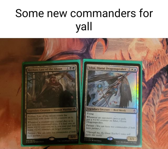 Some new commanders for yall lenever an opponent counter on Isha ...