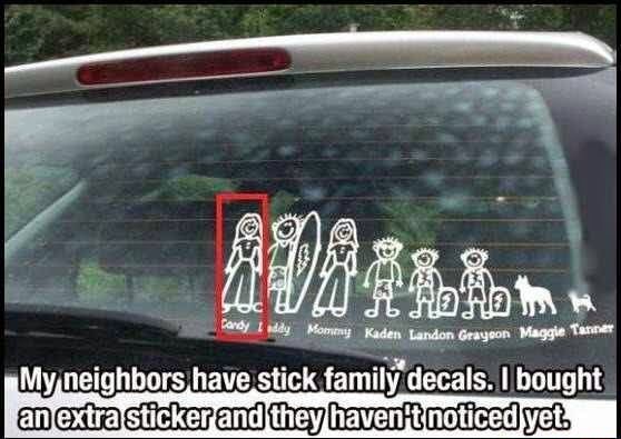 Kaden Landon Grayoon Maggie family" decals. bought ...