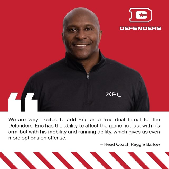 DEFENDERS We are very excited to add Eric as a true dual threat for the ...