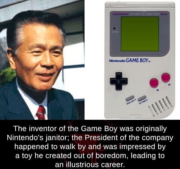 The inventor of the Game Boy was originally Nintendo's janitor; the ...