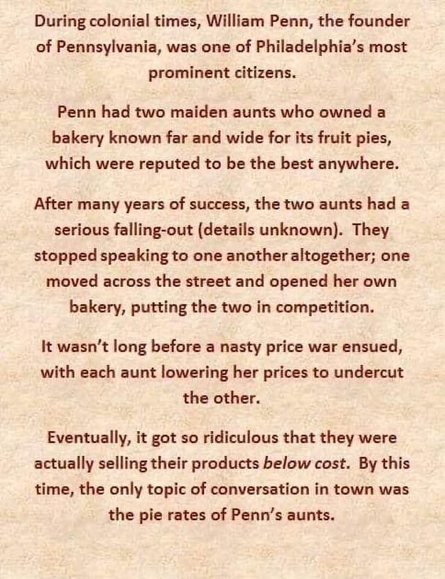 During colonial times, William Penn, the founder of Pennsylvania, was ...