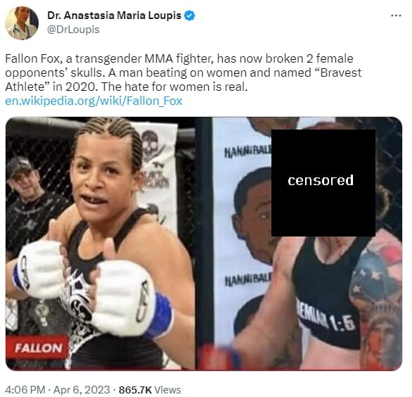 Fallon Fox, a transgender MMA fighter, has now broken 2 female ...