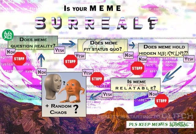 S u r r e a l d u m p - QUESTION REALITY' Nor Is your MEME Does FIT ...