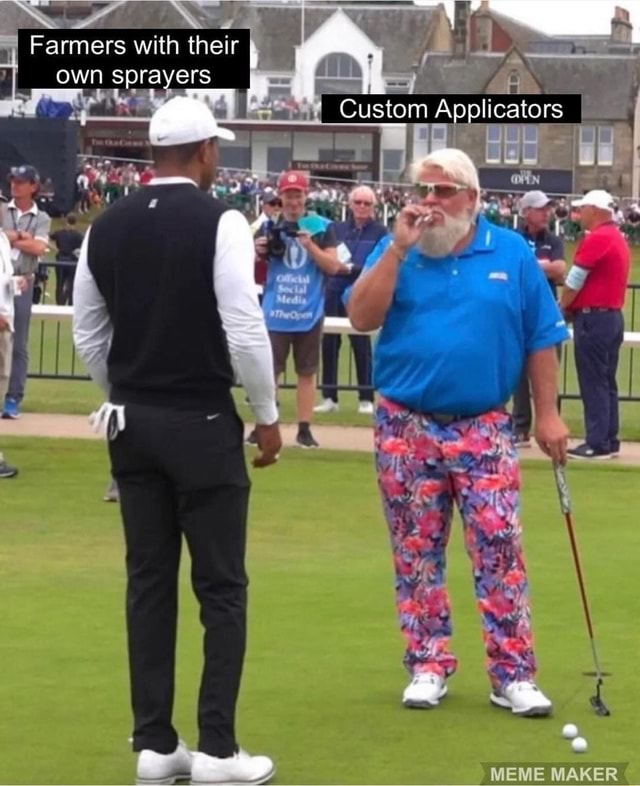 Farmers with their own sprayers \ Custom Applicators MEME MAKER - iFunny