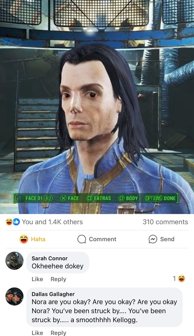 AW FACE 01 XX) FACE (DO) EXTRAS BODY) (OPTIONS pone I @D You and 1.4K ...