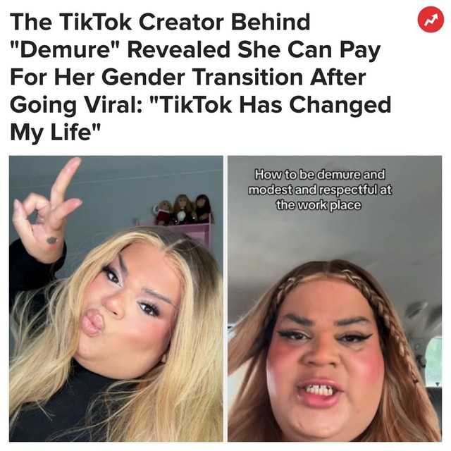 Very demure. link in bio 👀 - The TikTok Creator Behind "Demure ...