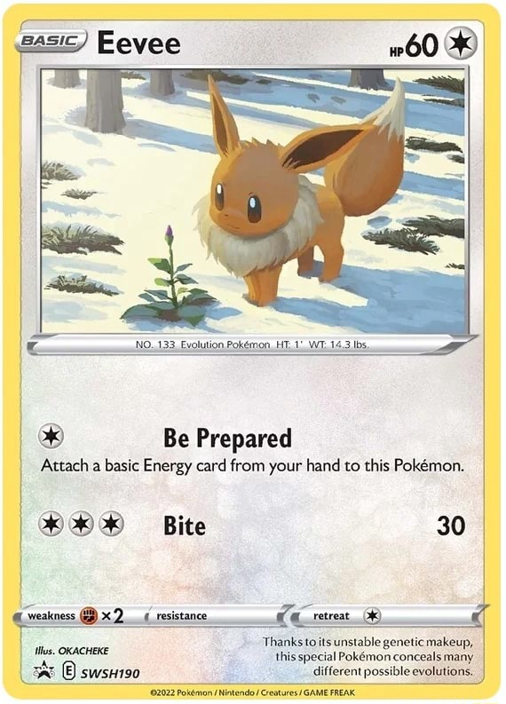 Eevee Be Prepared Attach a basic Energy card from your hand to this ...