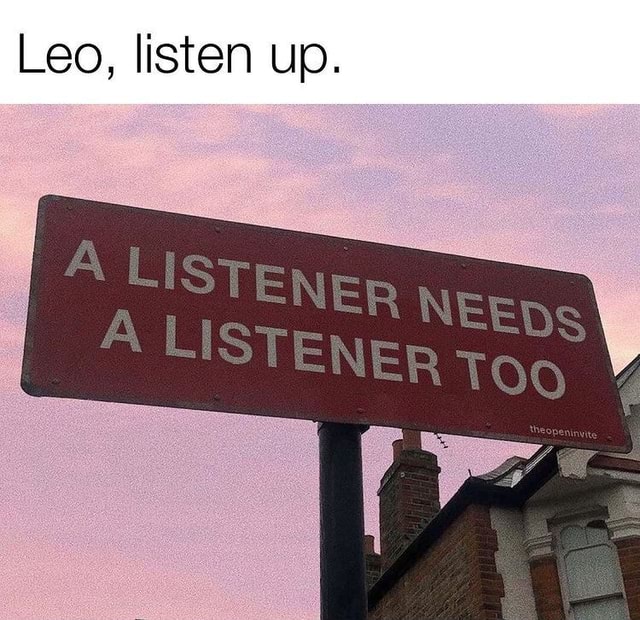 Leo, listen up. - America’s best pics and videos
