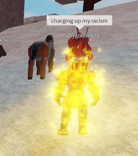 "charging up my racism Horse - iFunny