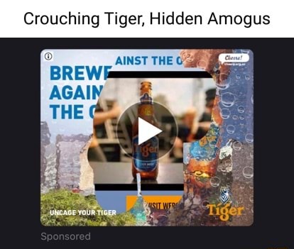 Crouching Tiger, Hidden Amogus - iFunny