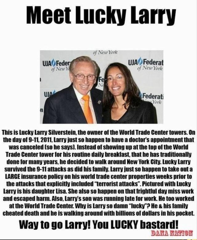 Meet Lucky Larry of New York al of New York ry This is Lucky Larry ...