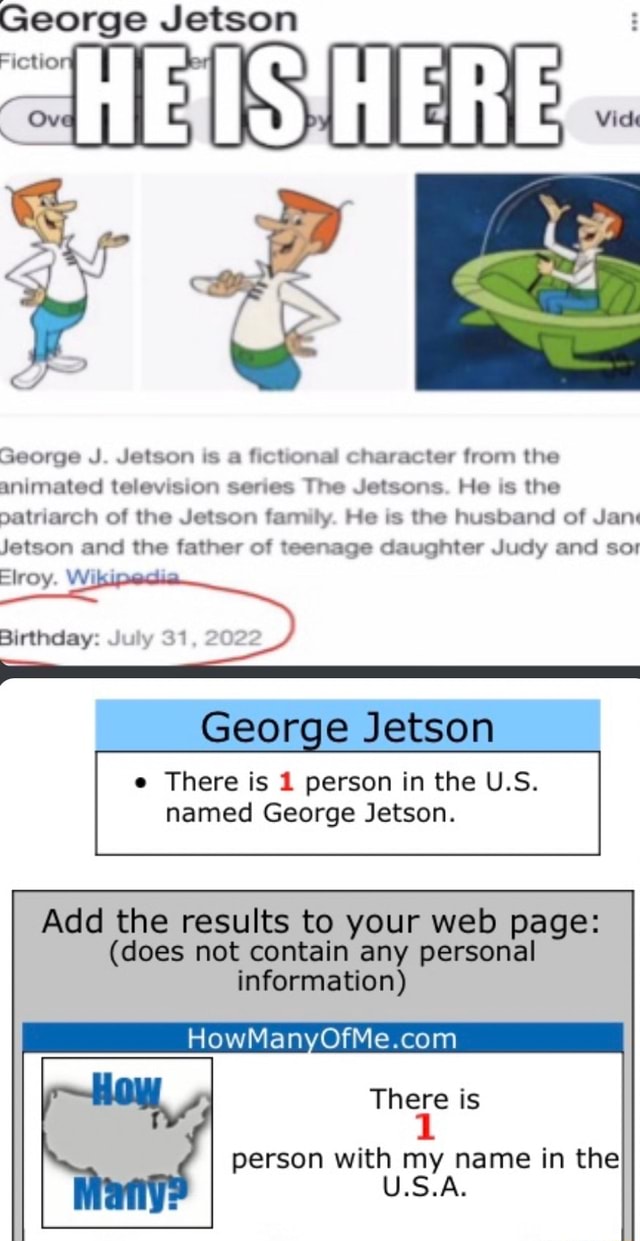 George Jetson Fictio Vide George J Jetson Is A Fictional Character 9939