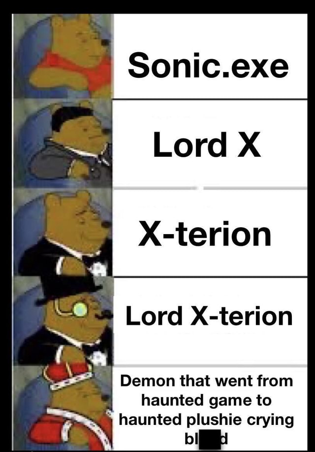 Sonic.exe Lord X X-terion Lord X-terion Demon that went from haunted ...