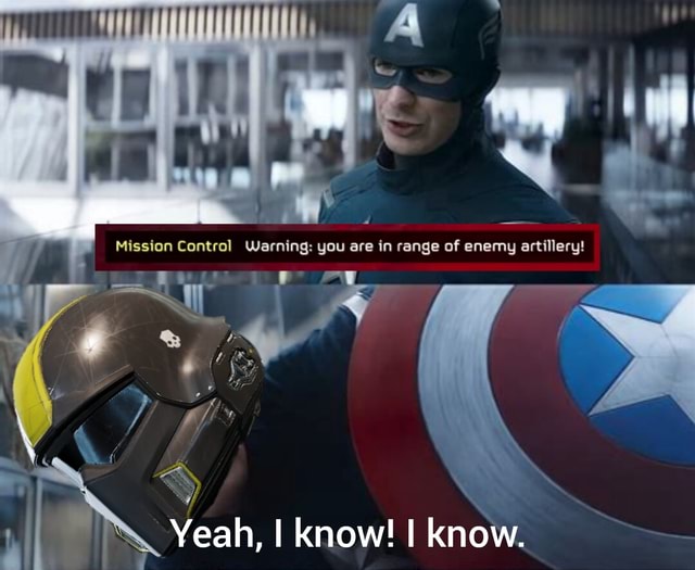 In Control Warning: you are in range of enemy artillery! Yeah, I know ...