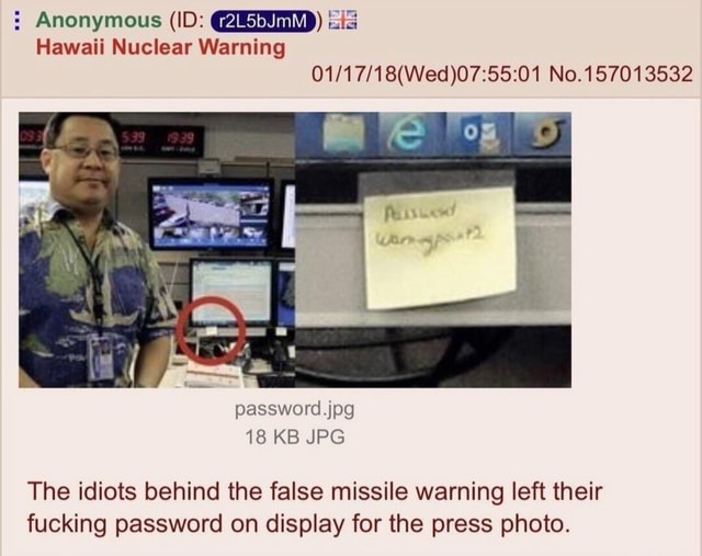 Anonymous (ID: Hawaii Nuclear Warning No.157013532 password jpq 18 KB ...