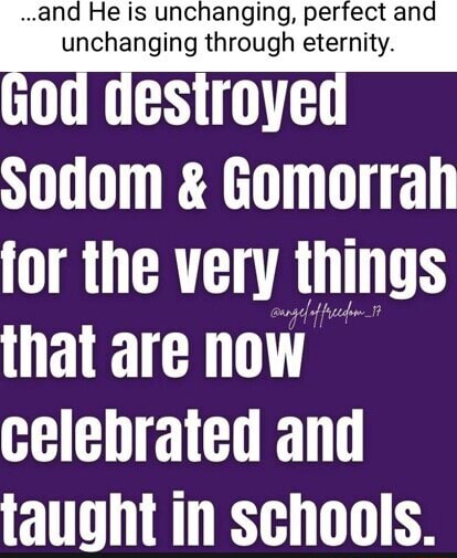 ..and He is unchanging, perfect and unchanging through eternity. od ...