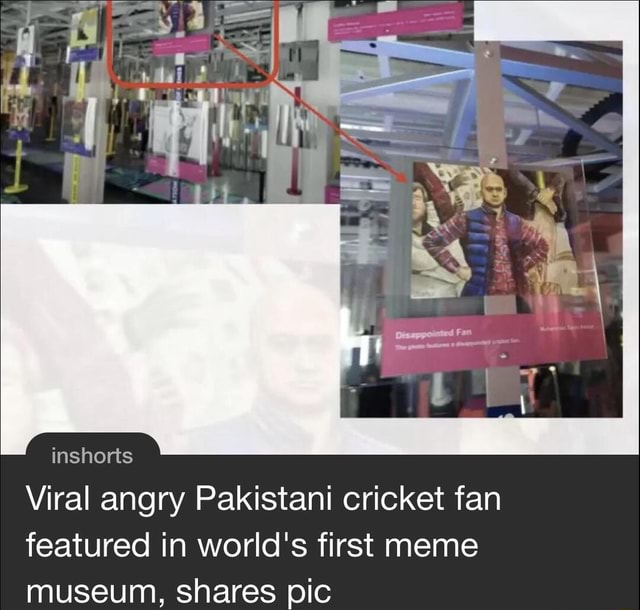 Inshorts Viral angry Pakistani cricket fan featured in world's first ...