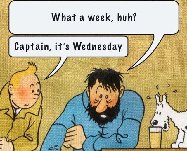 What a week, huh? I Captain, it's Wednesday - iFunny