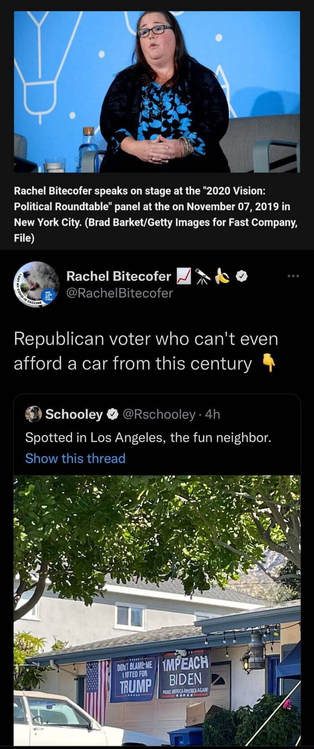 Rachel Bitecofer speaks on stage at the "2020 Vision: Political ...