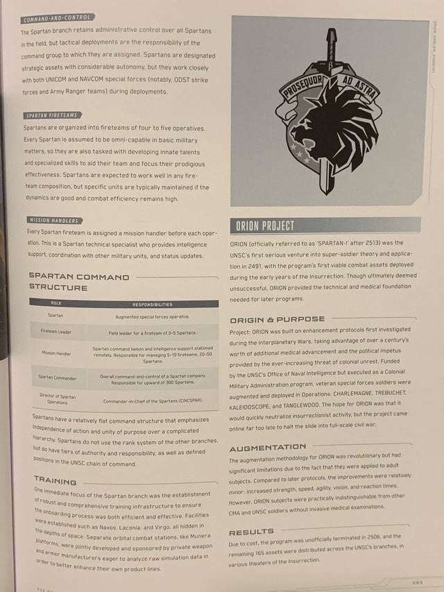 CONMAN! CONTROL The Spartan branch retains administrative control over ...