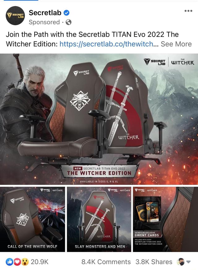 Secretlab @ Sponsored - @ Join the Path with the Secretlab TITAN Evo ...