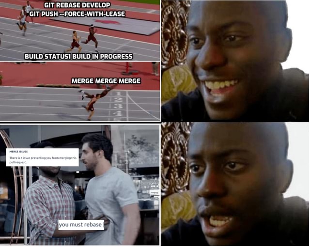 GIT REBASE DEVELOP GIT PUSH --FORCE-WITH-LEASE BUILD STATUS1 BUILD IN ...