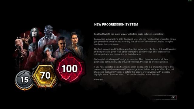 FPS NEW PROGRESSION SYSTEM Dead by Daylight has a new way of unlocking ...