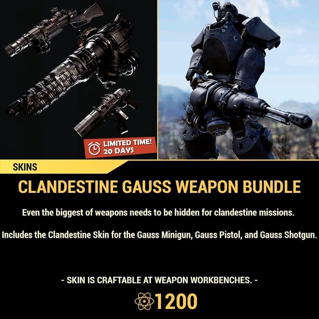 CLANDESTINE GAUSS WEAPON BUNDLE Even the biggest of weapons needs to be ...