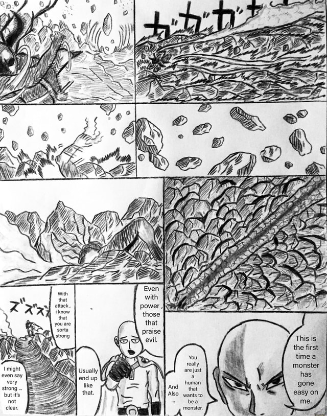 Opm chapter 88 - os f This is the first time a monster has gone easy on ...