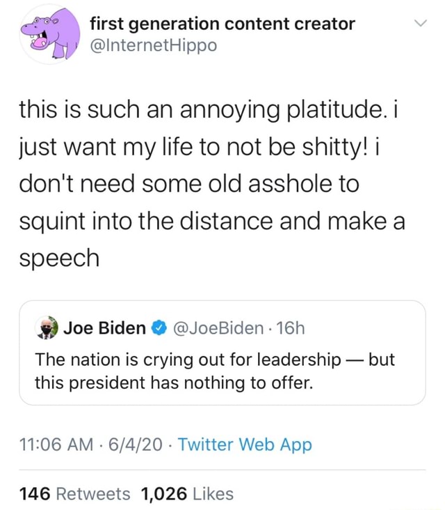 This is such an annoying platitude. i just want my life to not be ...