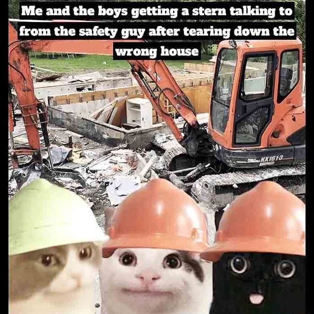 Me and the boys getting a stern talking to from the safety guy after ...