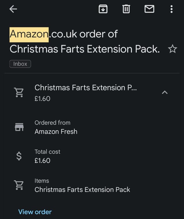 Ww order of Christmas Farts Extension Pack. Inbox Christmas Farts ...