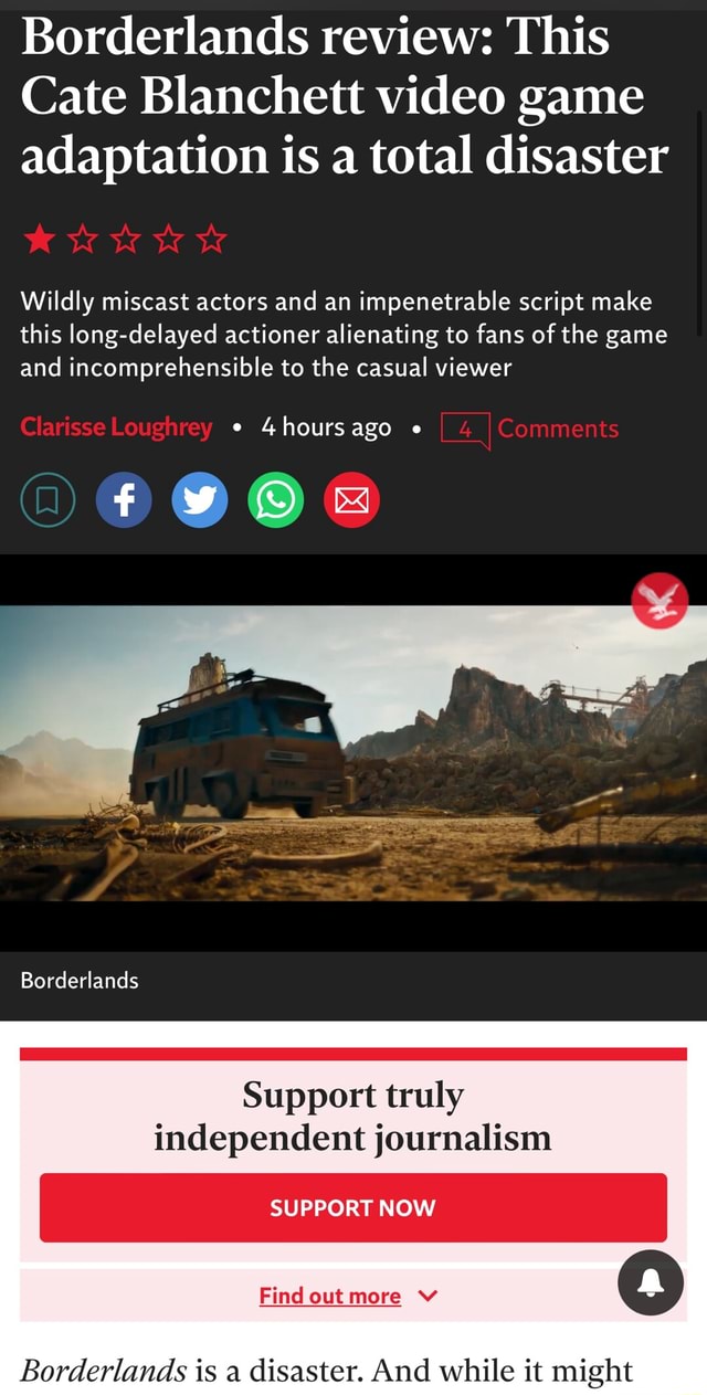 Borderlands review: This Cate Blanchett video game adaptation is a ...