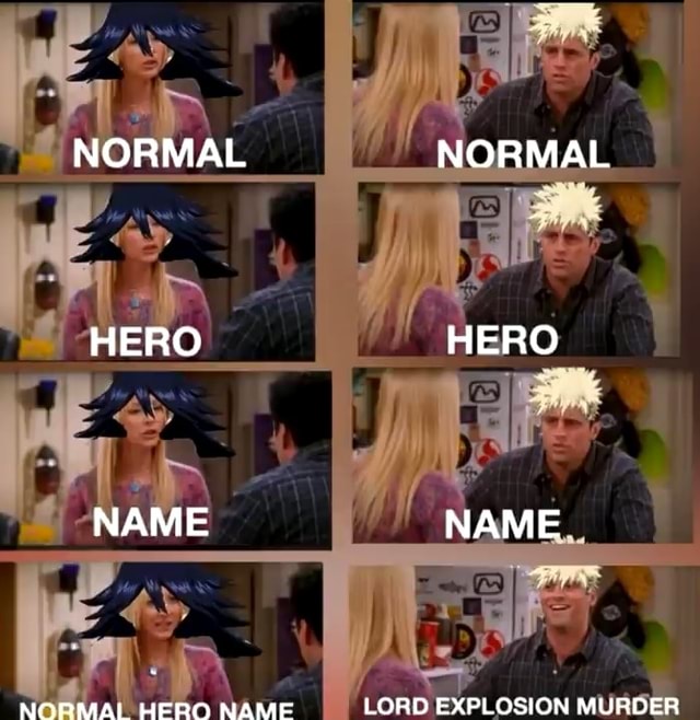 NORMAL NORMAL HERO HERO NAME NAME NORMAL HERO NAME LORD EXPLOSION ...