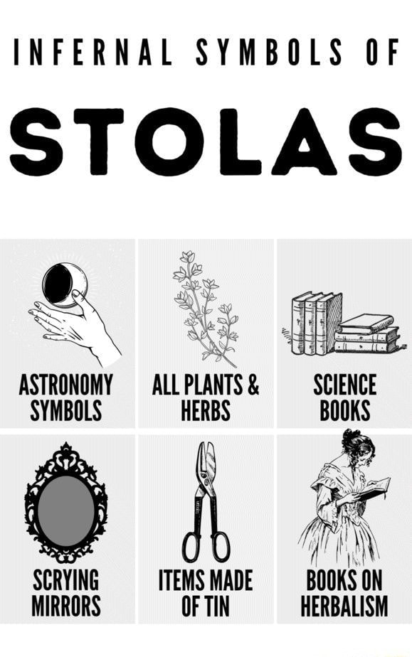 INFERNAL SYMBOLS OF STOLAS ASTRONOMY ALL PLANTS & SCIENCE SYMBOLS HERBS ...