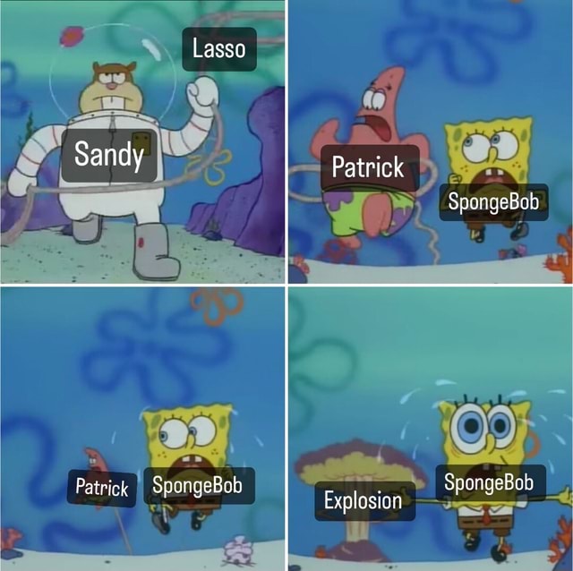 Lasso Sandy Patrick SpongeBob SpongeBab Patrick II SpongeBob Explosion ...