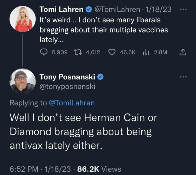 Tomi Lahren @TomiLahren - It's weird... I don't see many liberals ...